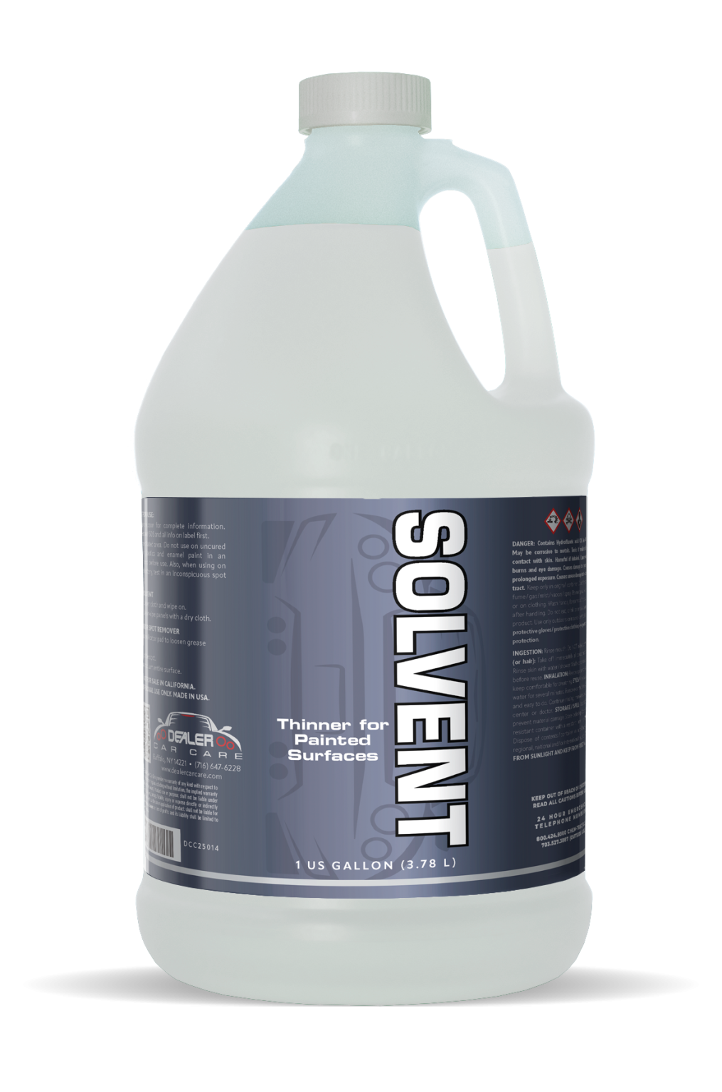 Solvent – Thinner for Painted Surfaces Gallon – Dealer Car Care