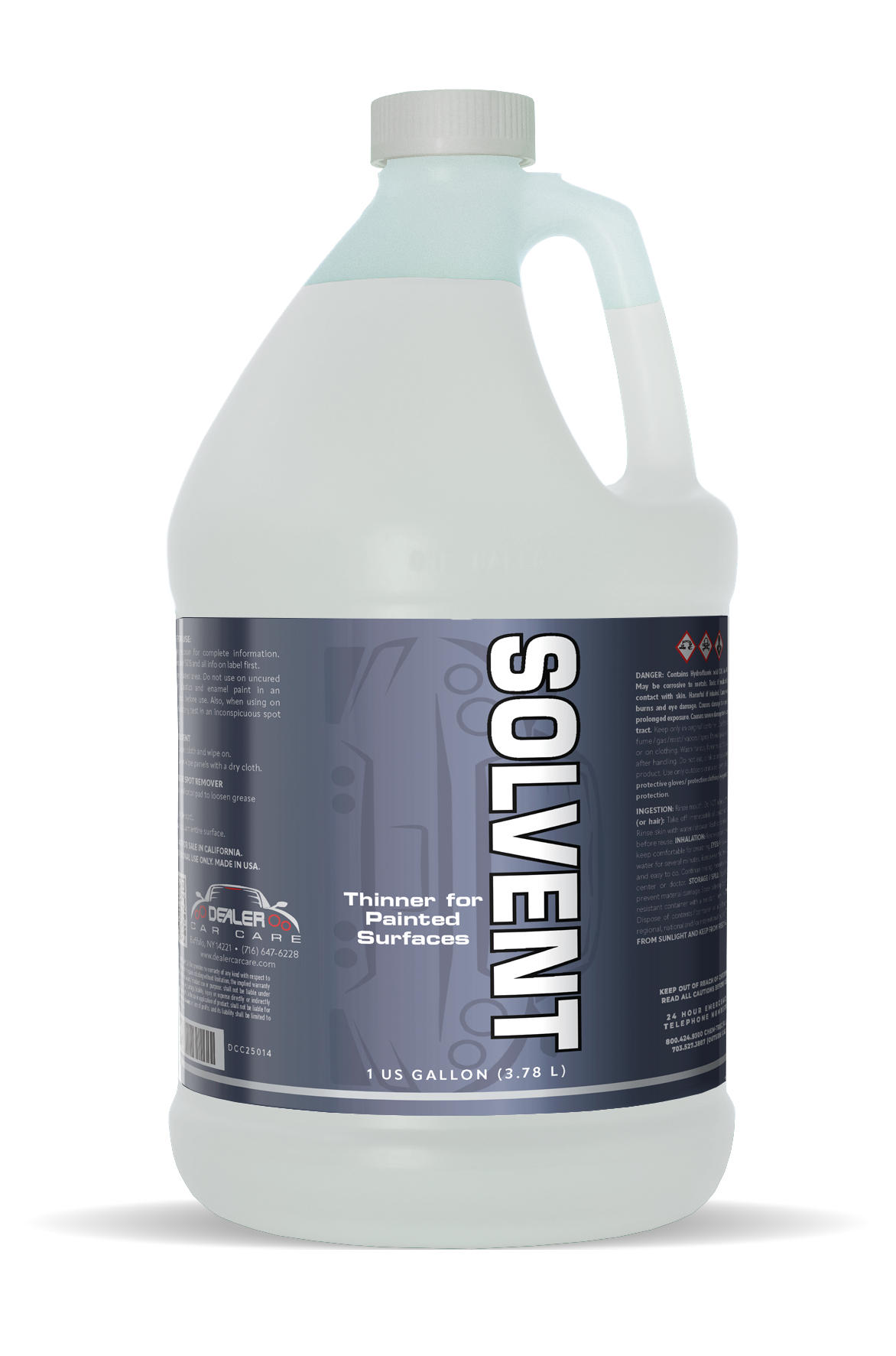 Solvent – Thinner for Painted Surfaces Gallon – Dealer Car Care